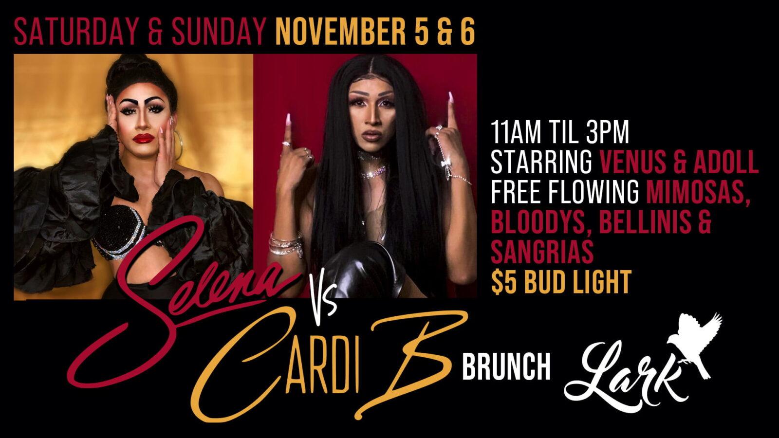 The Selina vs. Cardi B Drag Brunch • Lark Restaurant & Bar Chicago
