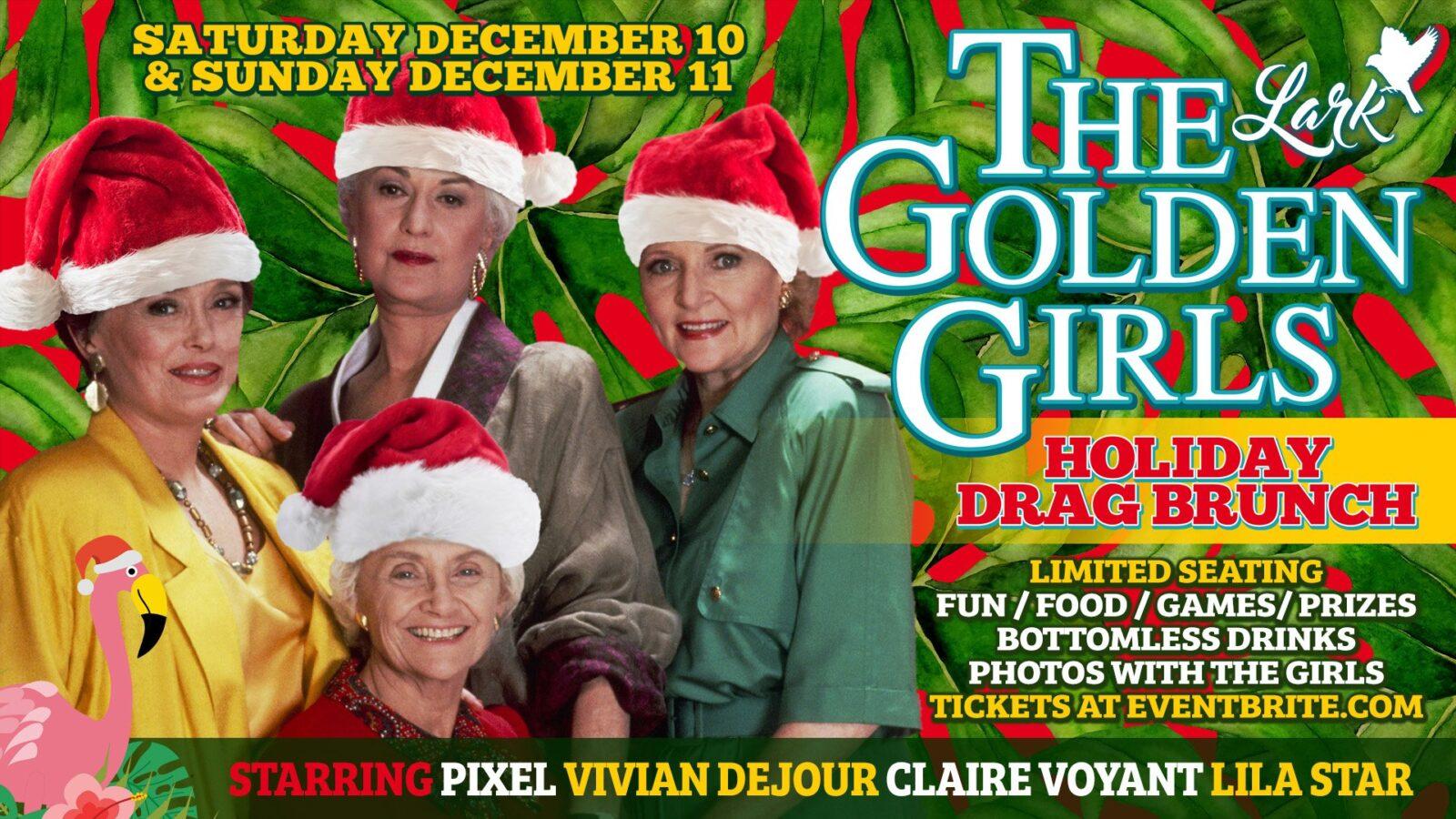 The Golden Girls Holiday DRAG Brunch at Lark 2022 • Lark Restaurant ...
