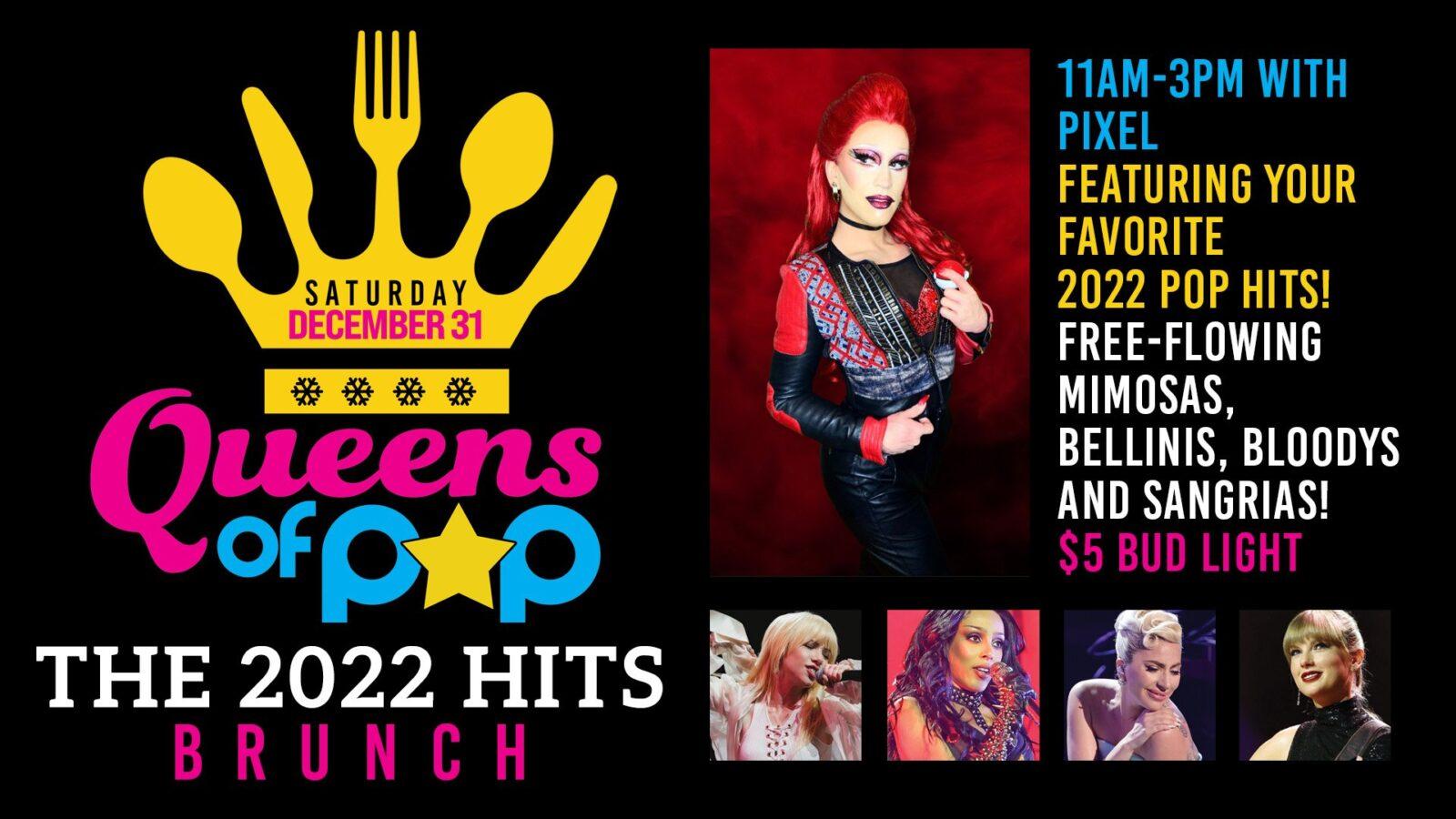 The Queens of Pop 2022 Hits Drag Brunch • Lark Restaurant & Bar Chicago