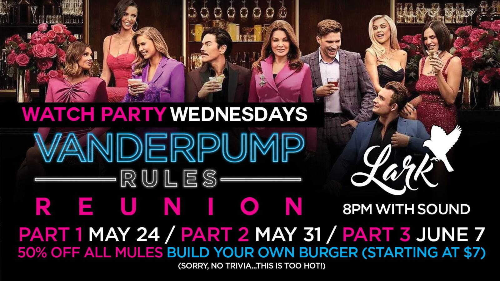 Vanderpump Rules Reunion Watch Party (Part 3) • Lark Restaurant & Bar ...