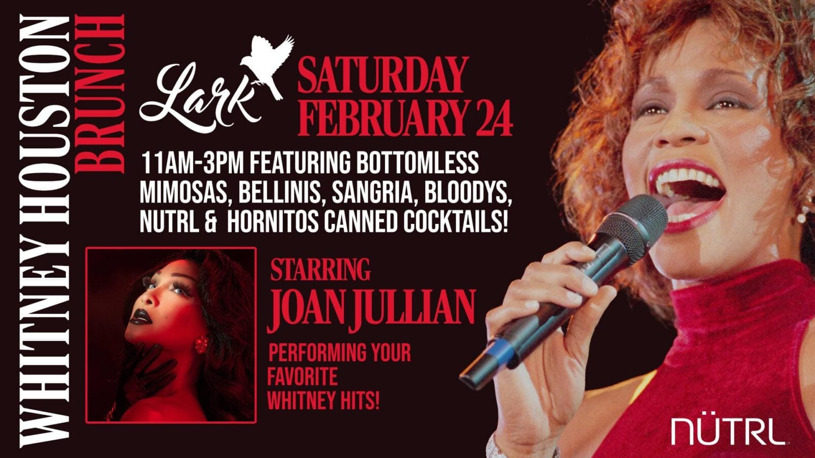 The Whitney Drag Brunch With Joan Jullian • Lark Restaurant & Bar Chicago