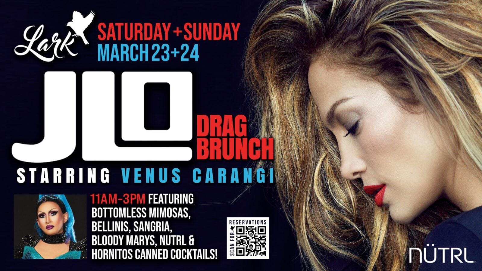 J-Lo Drag Brunch With Venus Carangi • Lark Restaurant & Bar Chicago