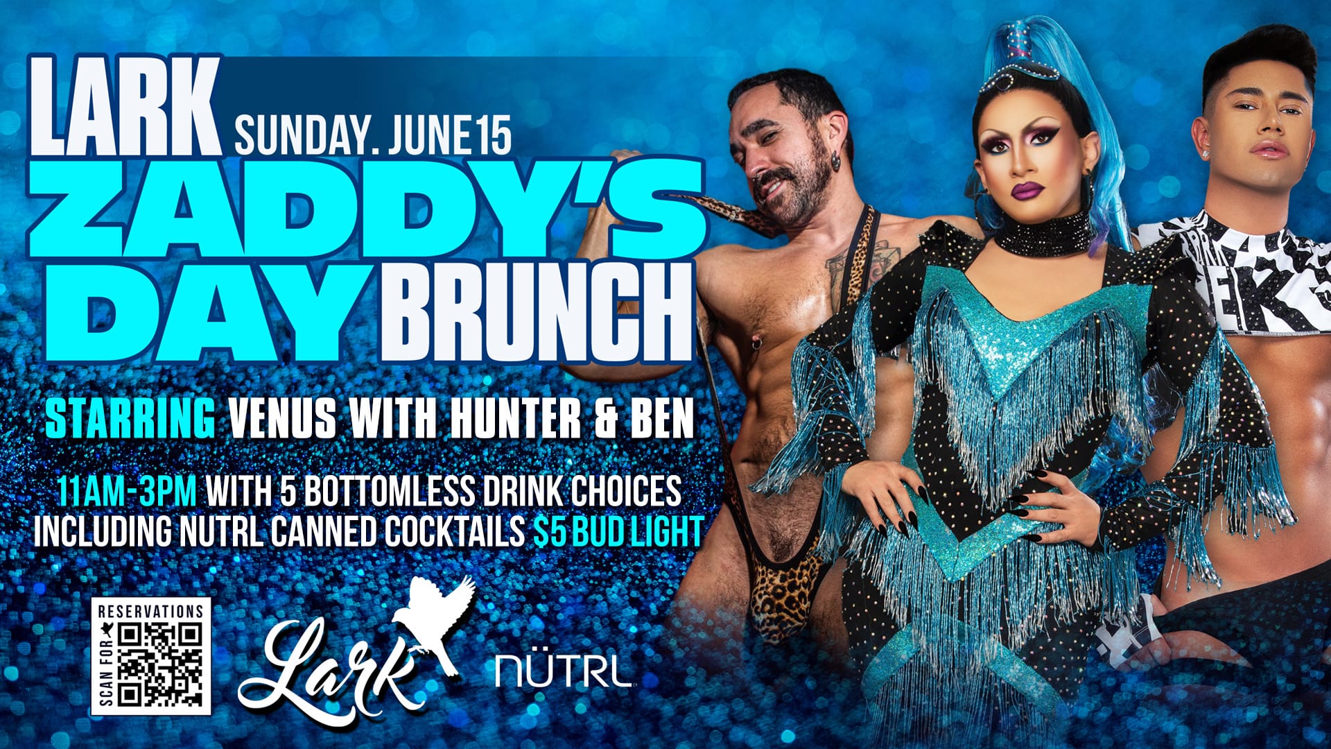 The Zaddy's Day Drag Brunch • Lark Restaurant & Bar Chicago
